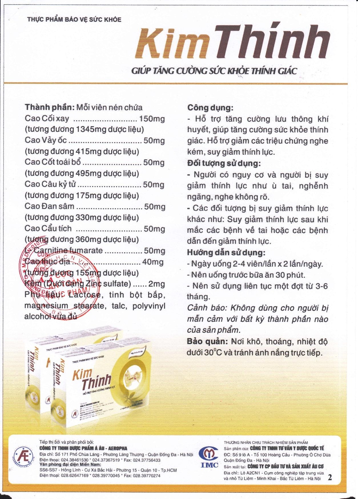 Viên uống thảo dược Kim Thính có tốt không? Lưu ý khi dùng - YouMed