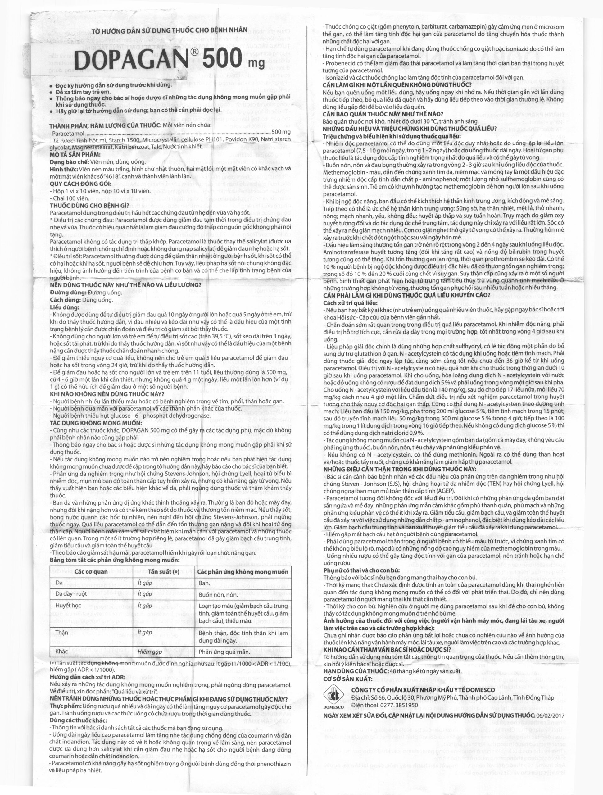 Dopagan là thuốc gì? Công dụng, cách dùng và lưu ý khi dùng - YouMed